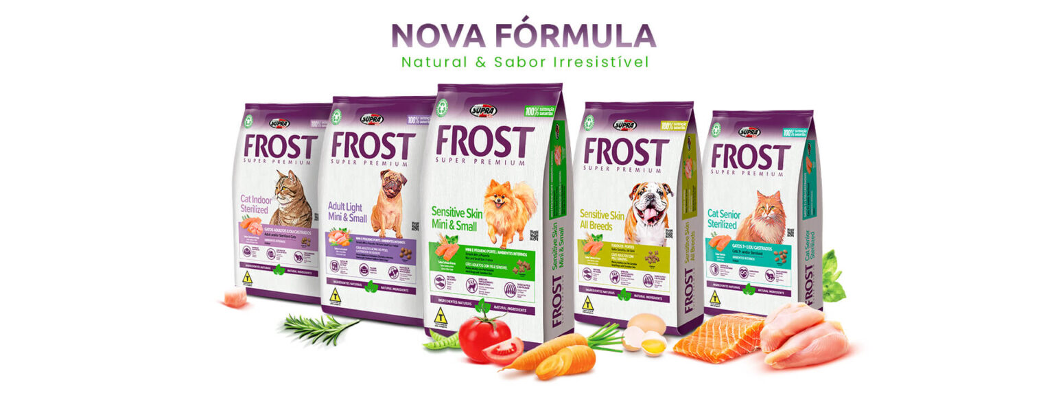 Nova Frost: lançamento super premium em nutrição para pets - Frost ...